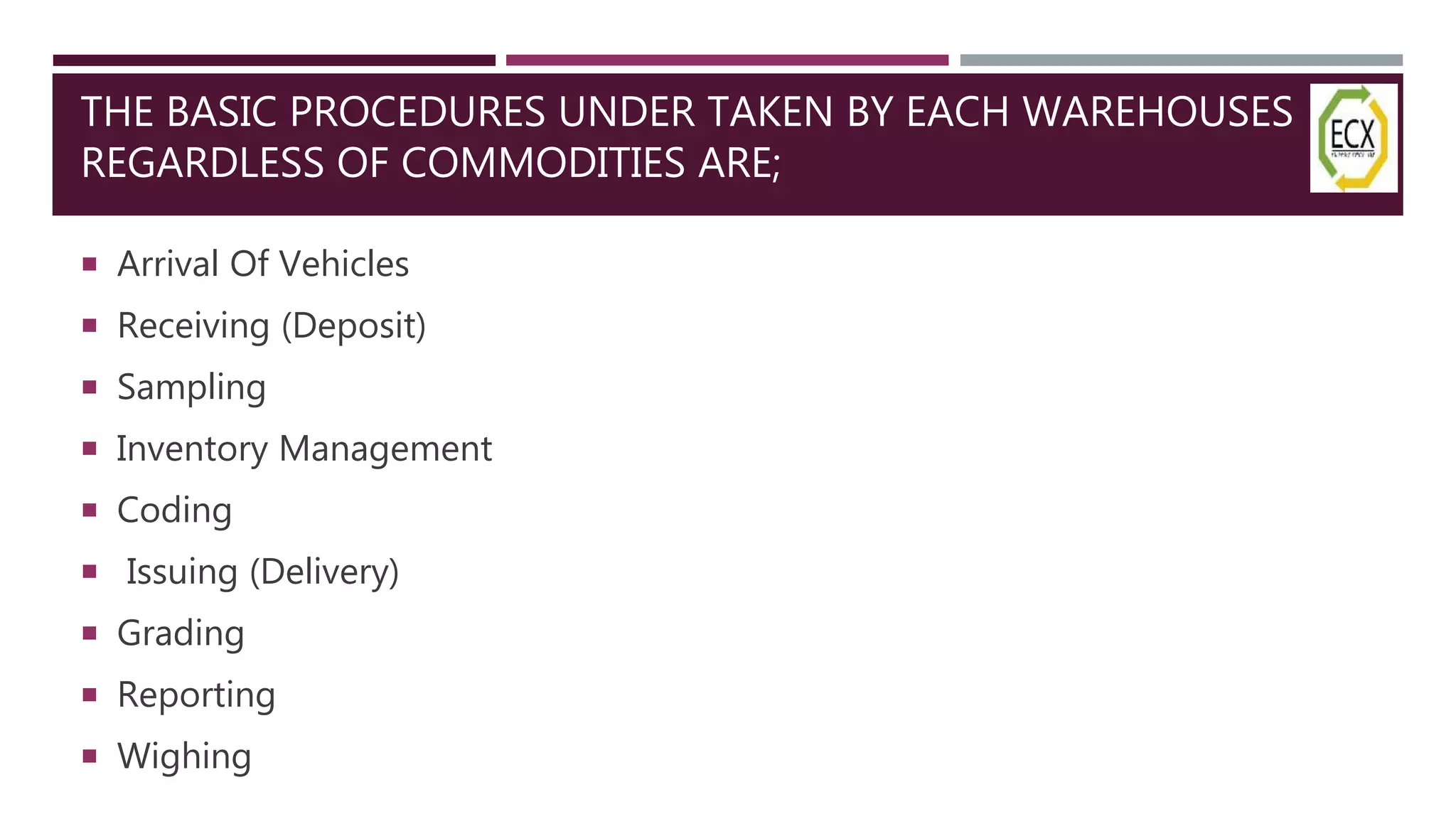 Ethiopian Commodity Exchange | PPTX