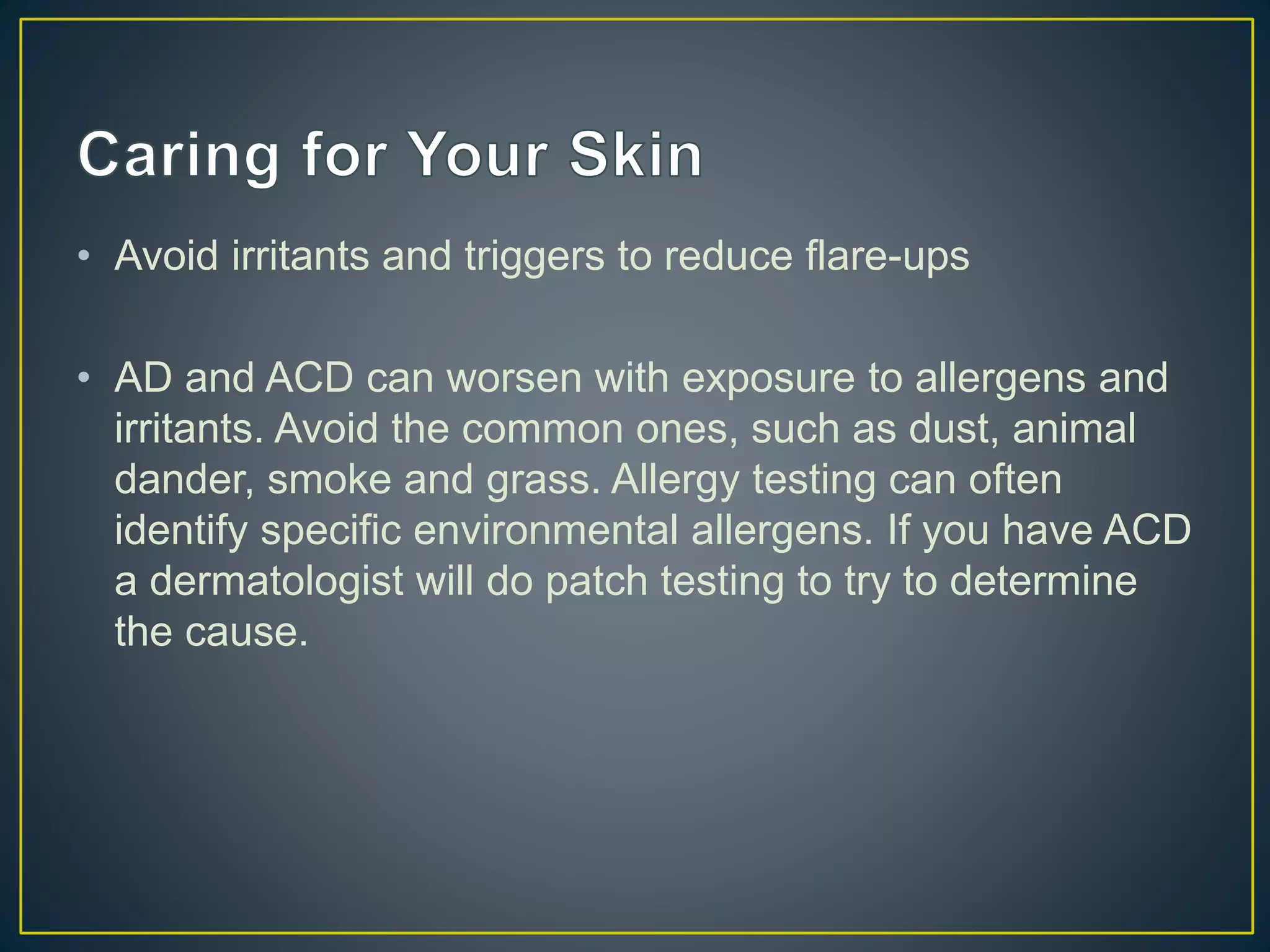 Eczema | PPTX | Skin and Dermatology | Diseases and Conditions