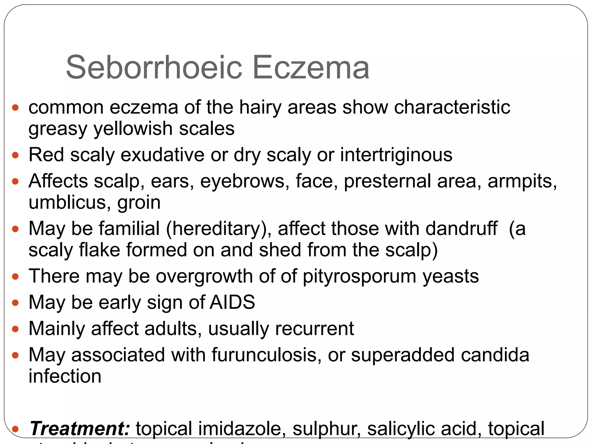 Eczema - A Case Presentation (by Dr. Julius King Kwedhi) | PPTX