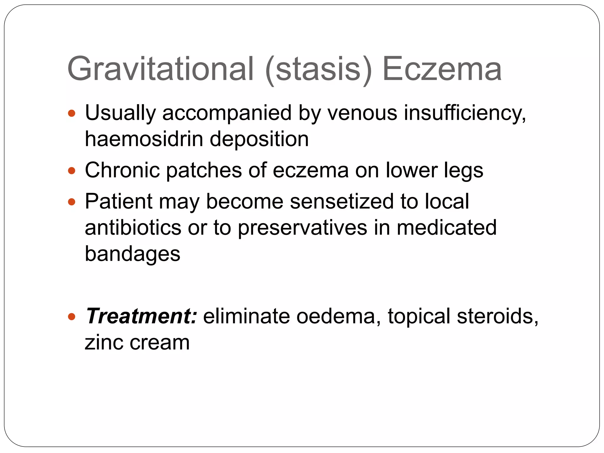Eczema - A Case Presentation (by Dr. Julius King Kwedhi) | PPTX