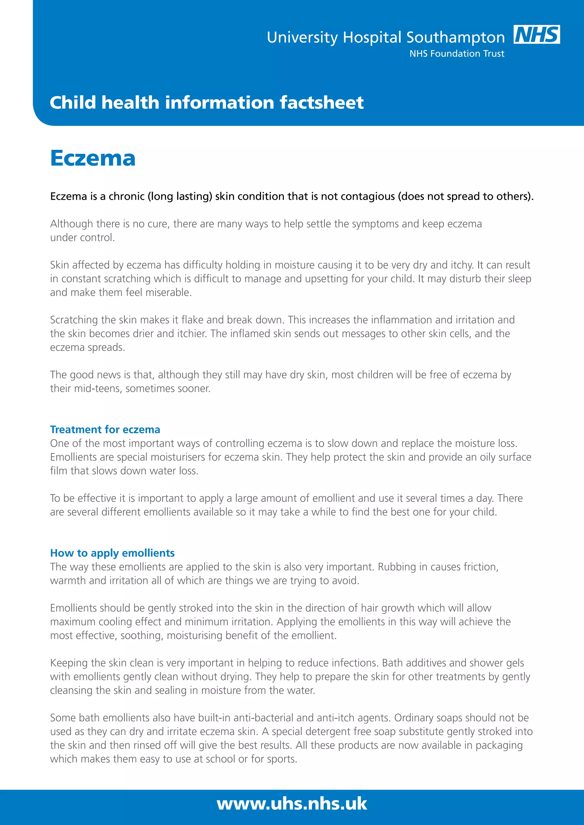 Eczema patient information | PDF
