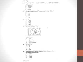ECZ Grade 7 Maths 2016 Past Paper. | PPTX
