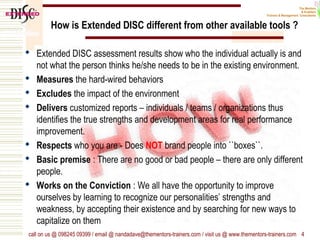 Extended DISC - Certification Workshop. | PPT