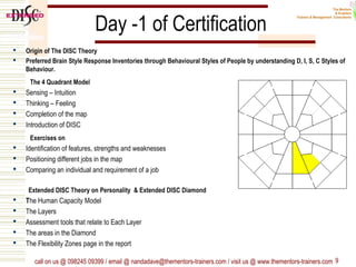 Extended DISC - Certification Workshop. | PPT