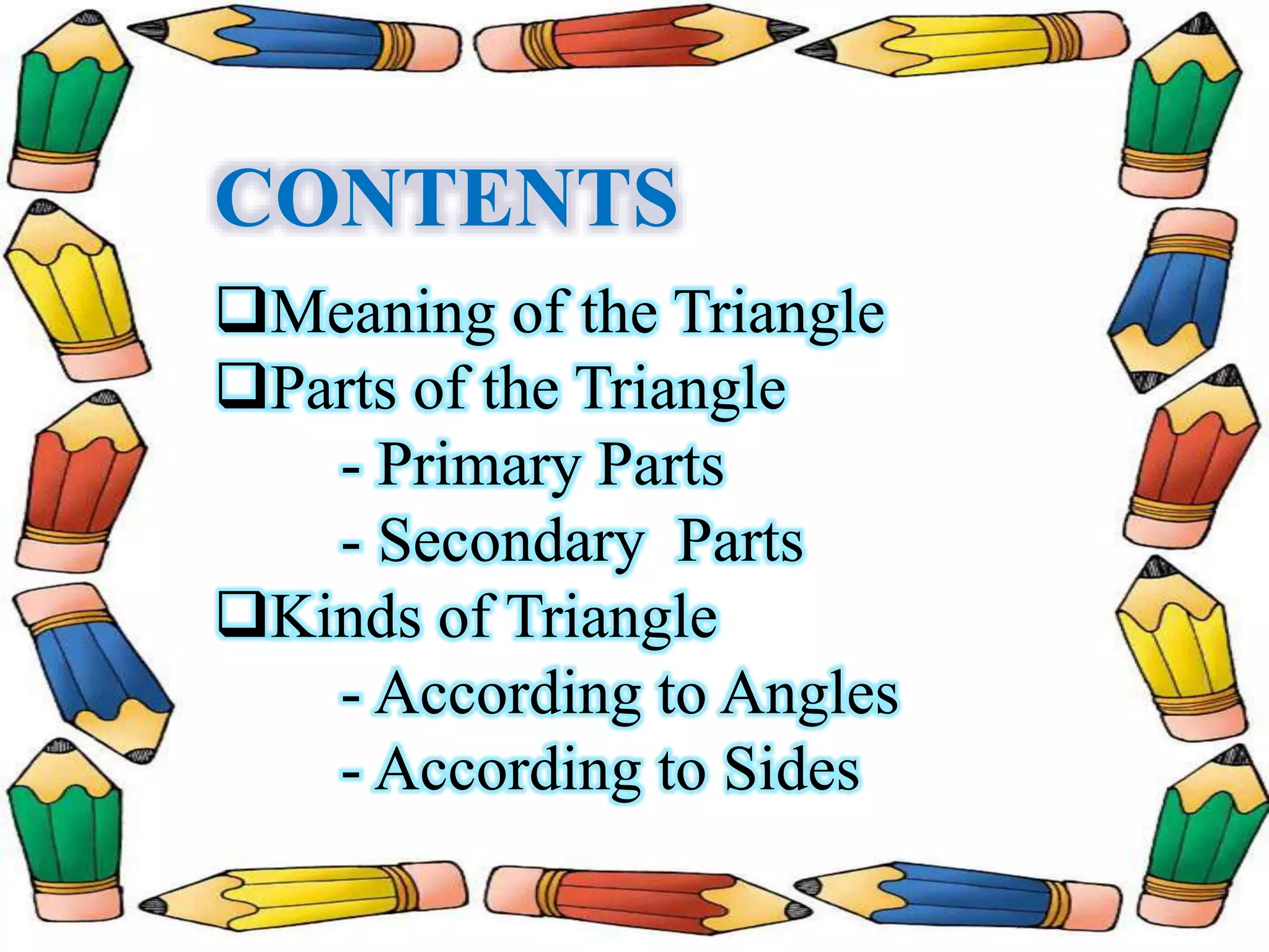 triangles geometry | PPTX