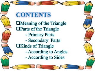 triangles geometry | PPTX
