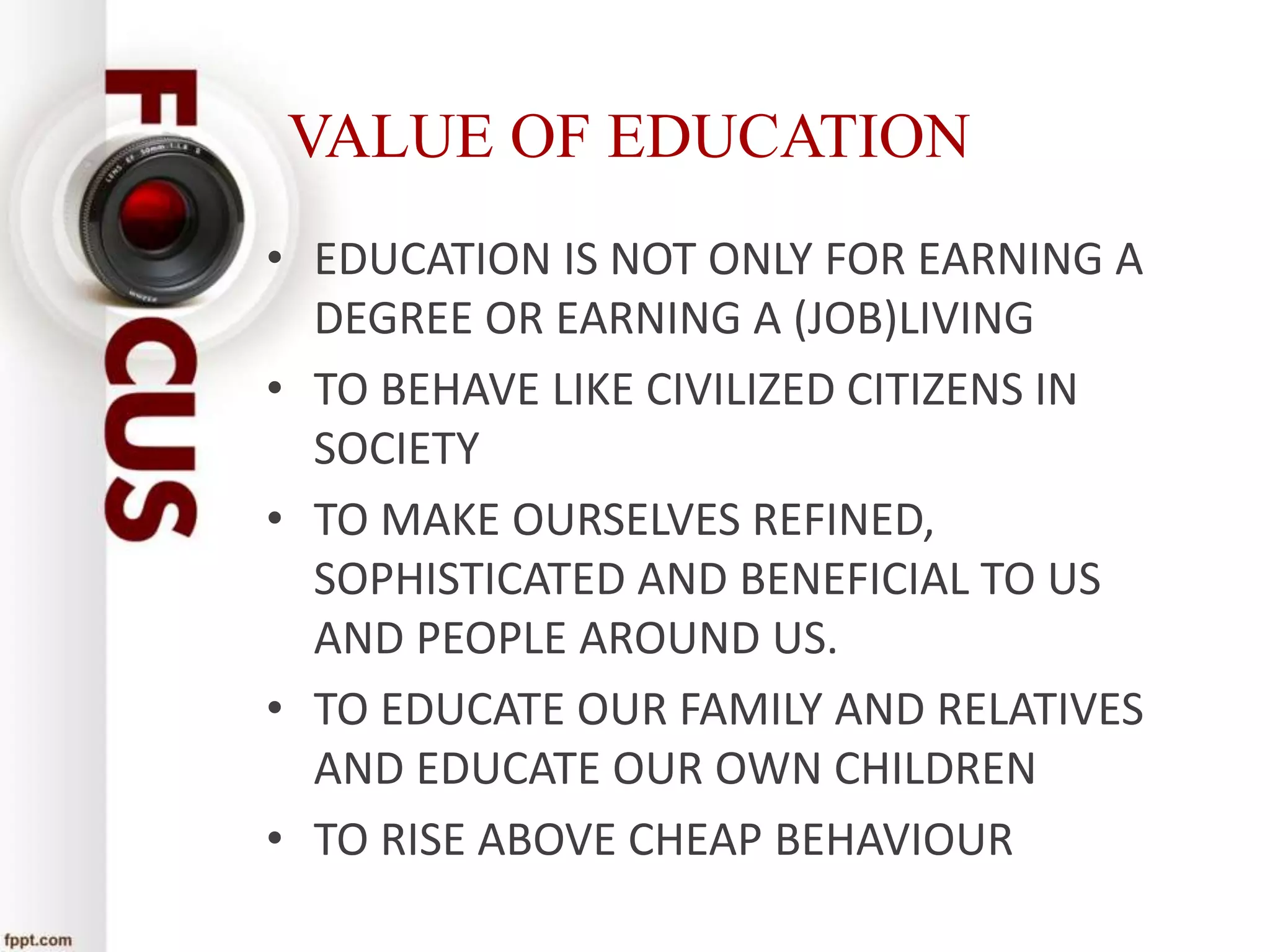 Education and Development | PPTX