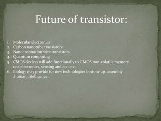 Transistor | PPTX