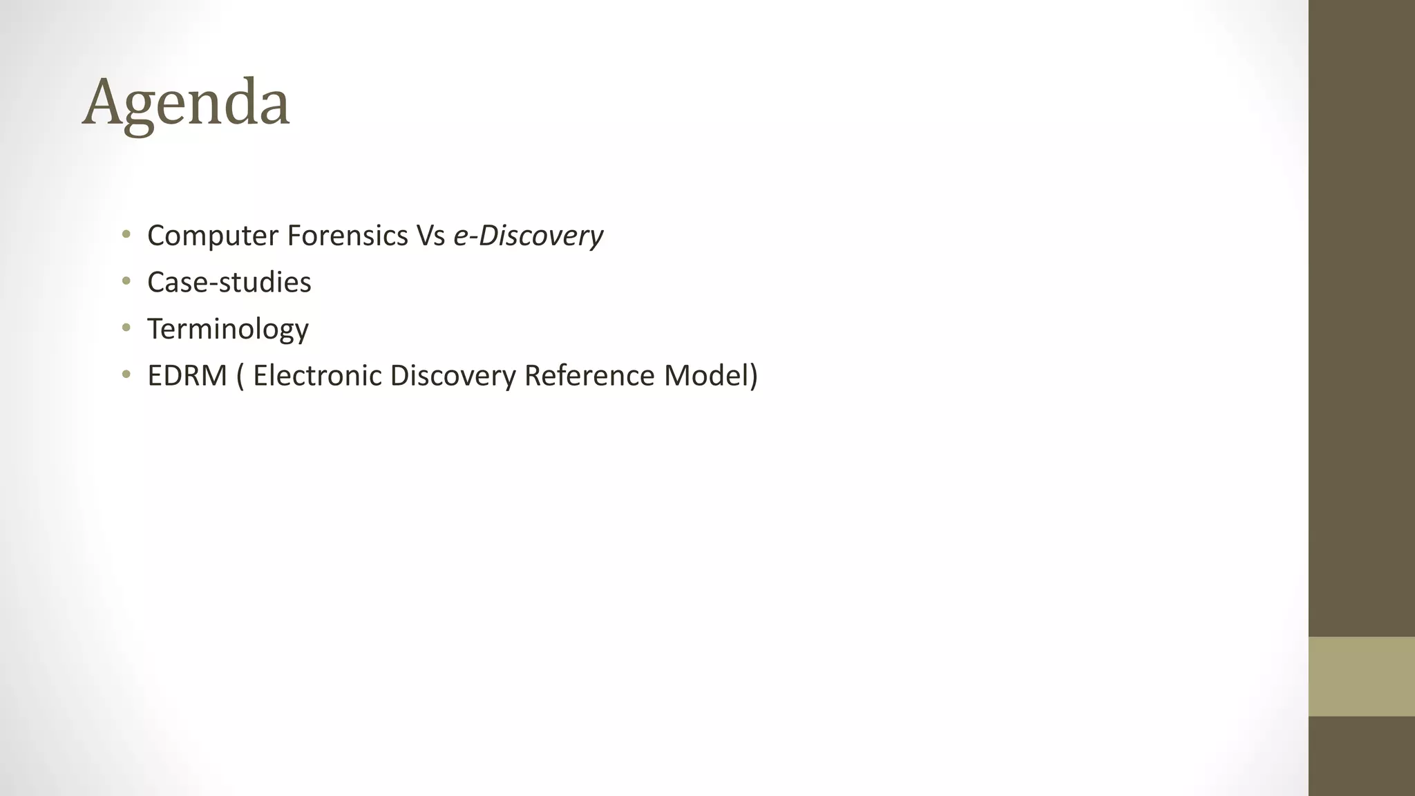 Introduction to e-Discovery | PPTX