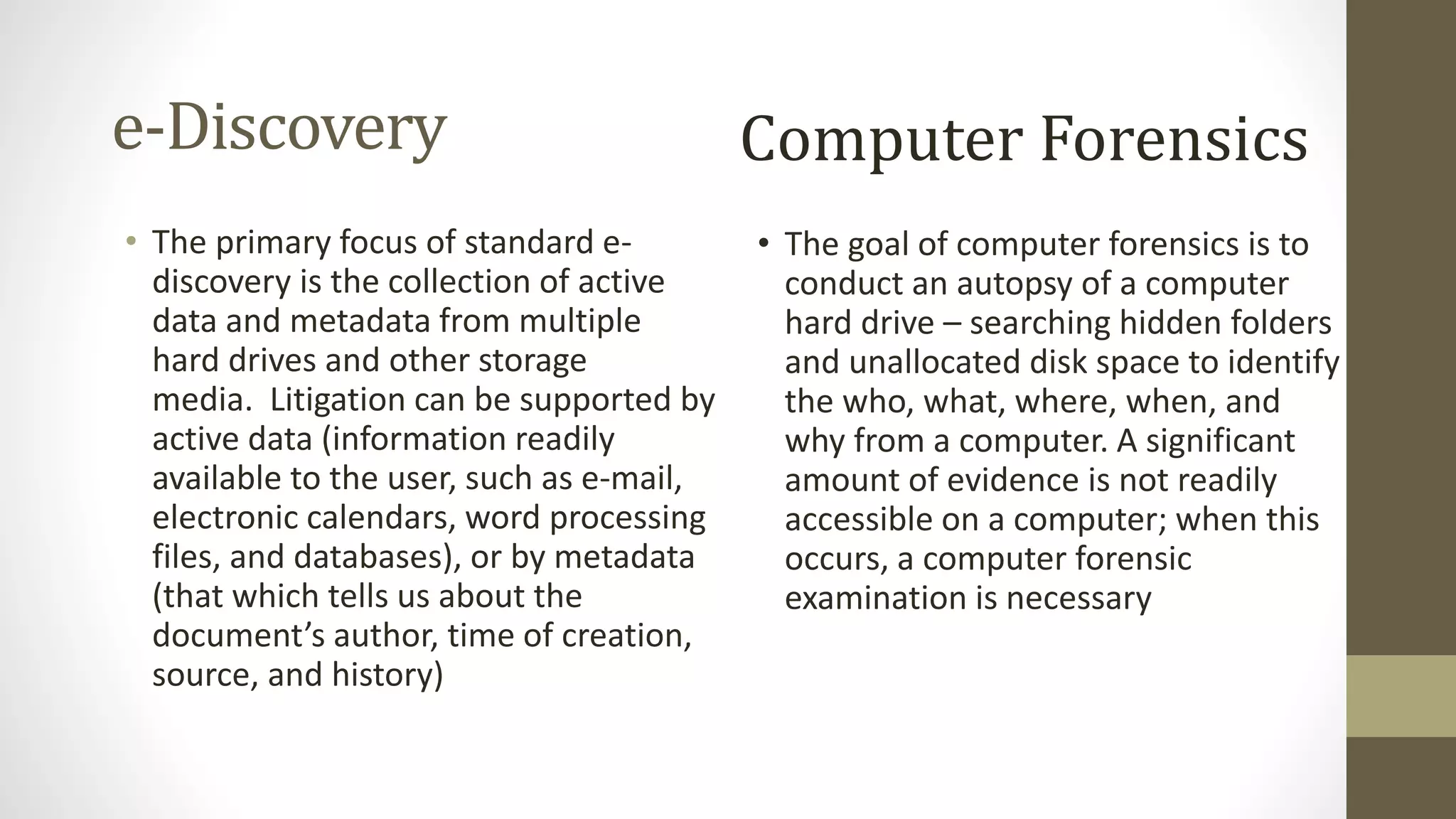 Introduction to e-Discovery | PPTX