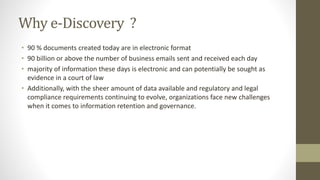 Introduction to e-Discovery | PPTX