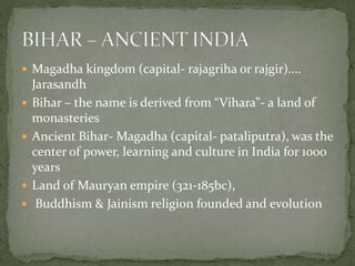 some fact about bihar | PPTX