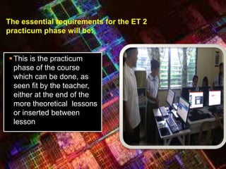 Educational Technology 2 : Lesson 10 PRACTICUM | PPTX