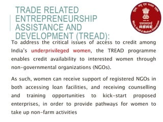 Entrepreneurship development - schemes of governament | PPTX