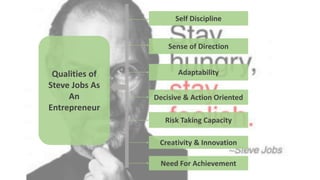 Entrepreneur: Steve Jobs | PPTX | Business | Business and Finance