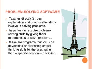 Ed.tech.ii chapter 6 (instructional software for classroom use) | PPTX