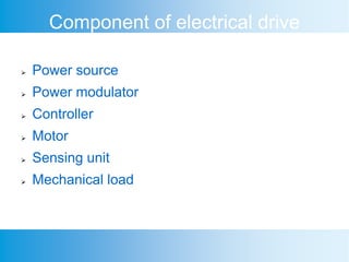 electrical drive | PPT