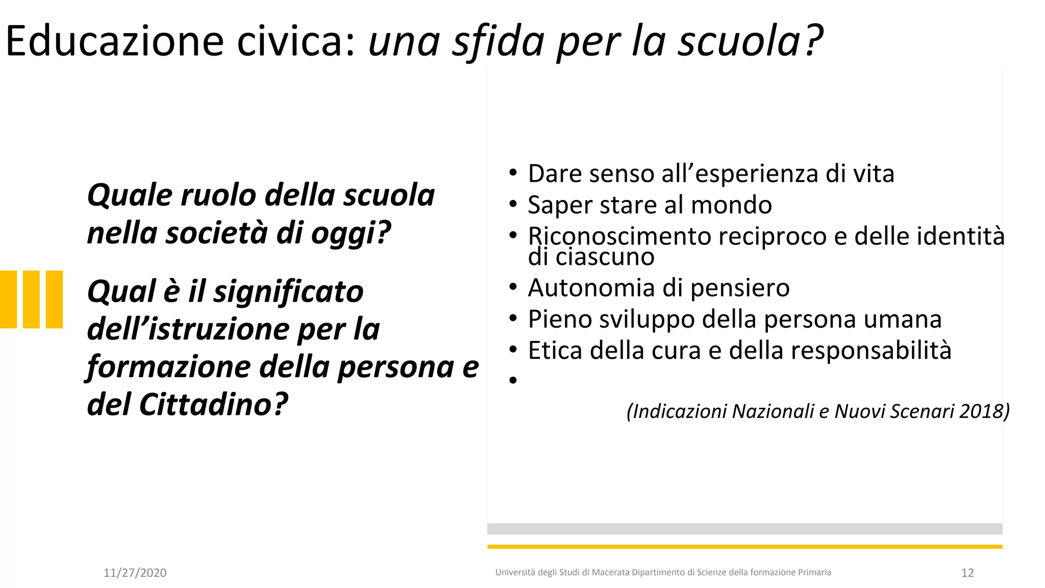 Ed.civica e costituzione | PPTX