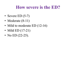 Erectile Dysfunction (ED) | PPTX