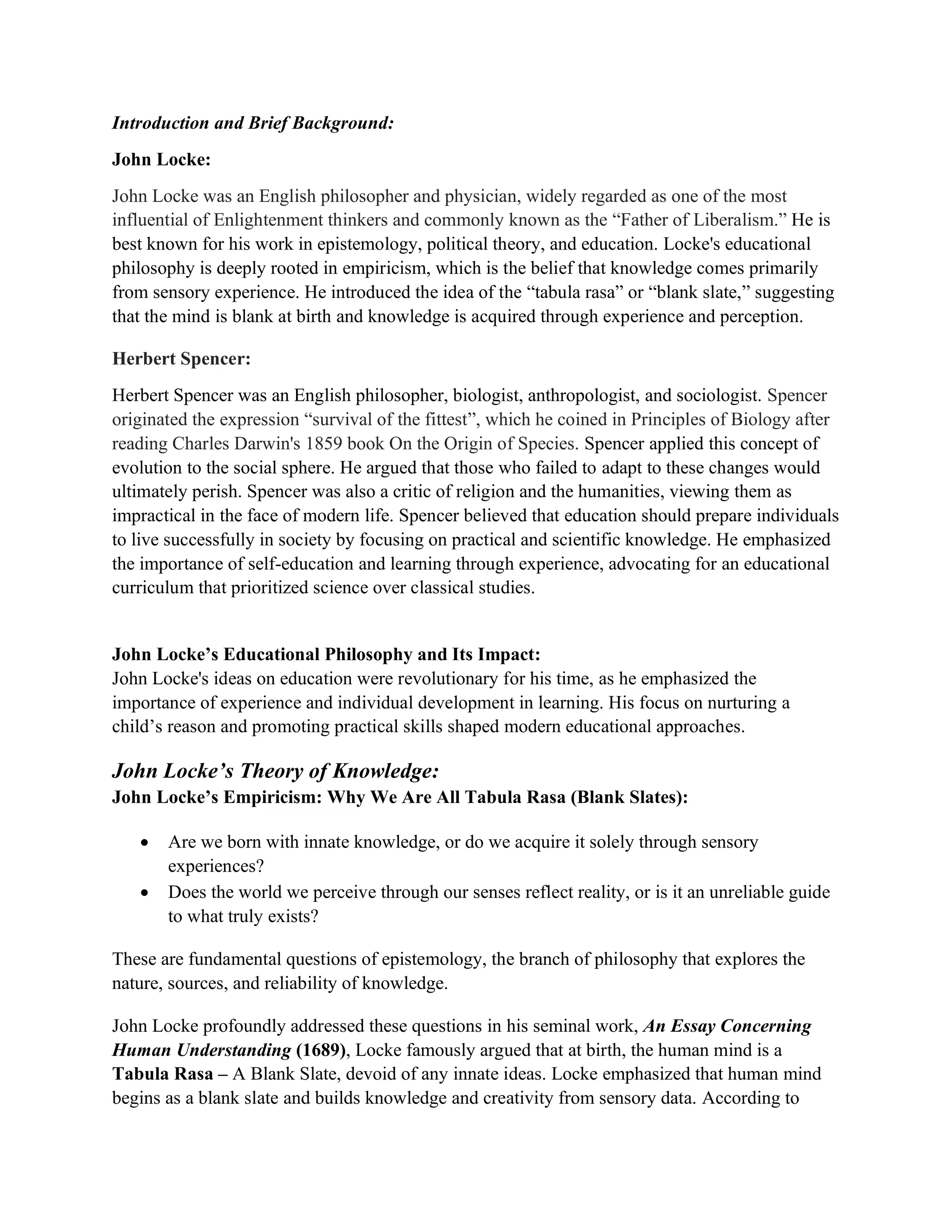 Ed. Philosophy of John Locke and Herbert Spencer.pdf