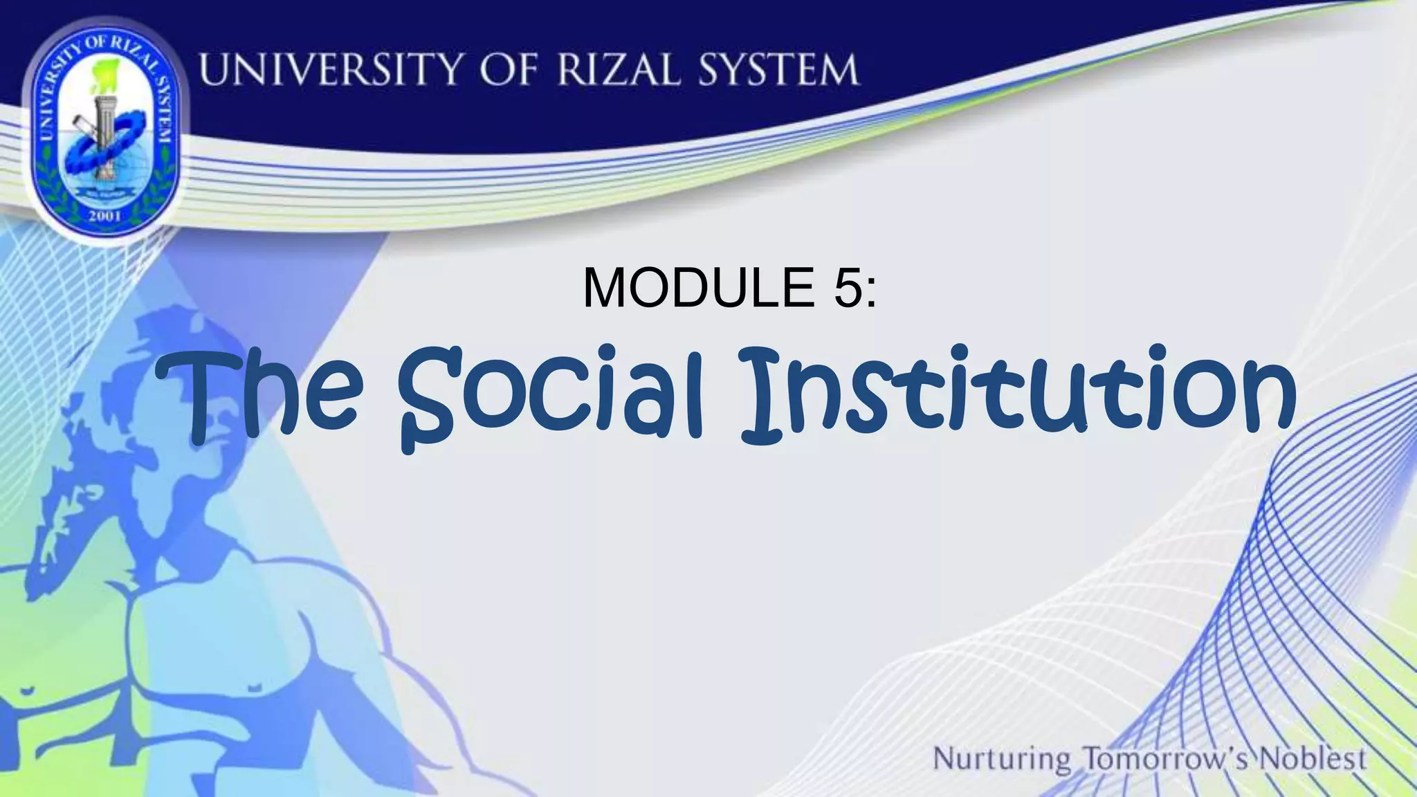 Social Institutions Ed3 | PPTX
