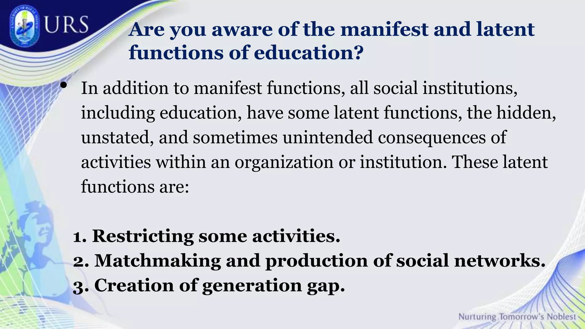 Social Institutions Ed3 | PPTX