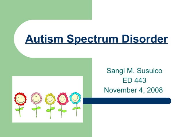 Autism Presentation | PPT