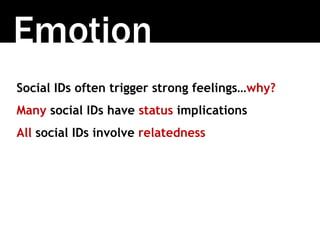 Ed Batista, Interpersonal Dynamics (aka Touchy Feely) @StanfordBiz, Class 5: SOCIAL IDENTITY | PPTX