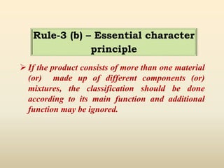 Classification of excisable goods | PPTX