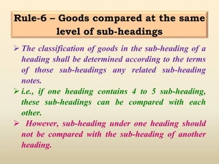 Classification of excisable goods | PPTX