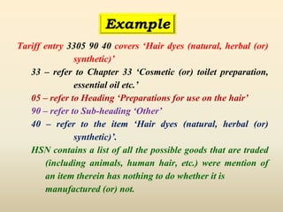 Classification of excisable goods | PPTX
