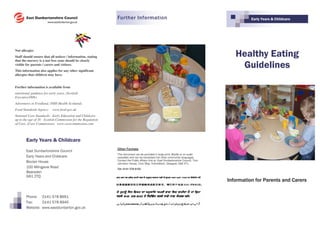 Ed eyc healty eating guidelines | PPT