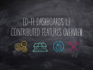 Ed-Fi Community Contributions to Ed-Fi Dashboards 1.3 | PPT