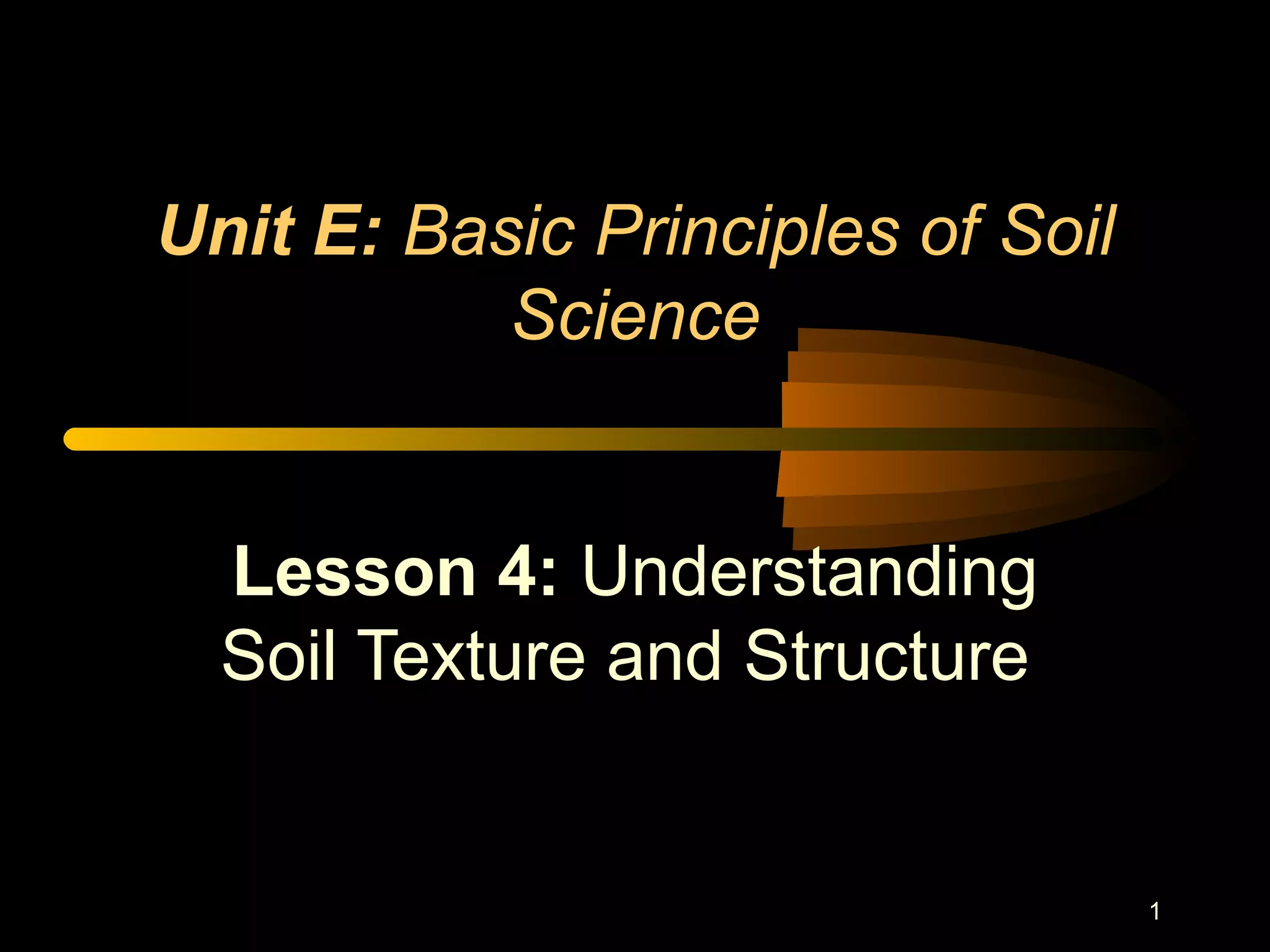 Soil Texture and Structure | PPT