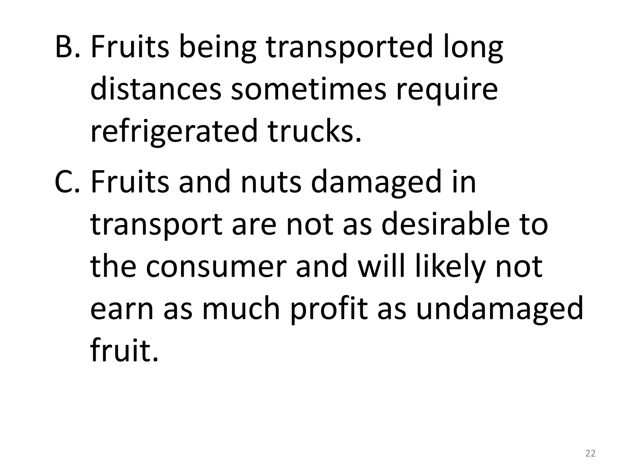 Grade Pack Store Post Harvest Fruit and Nut Crops | PPTX