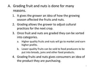 Grade Pack Store Post Harvest Fruit and Nut Crops | PPTX