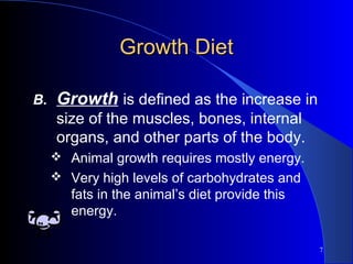 Nutritional Needs of Livestock Animals | PPT
