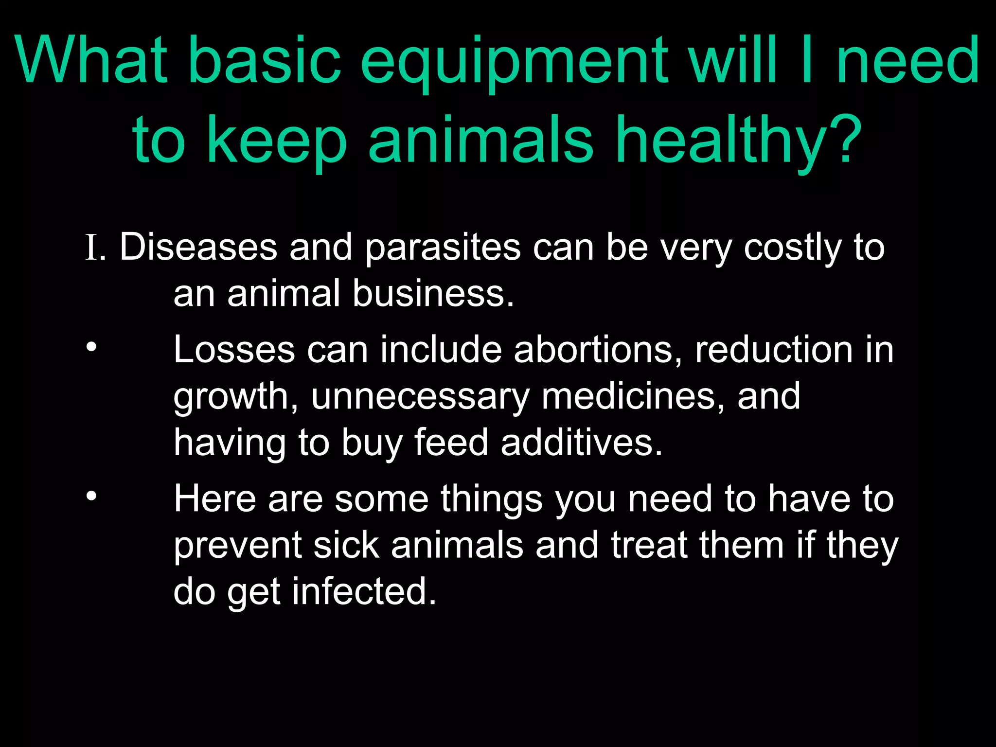 Maintain Good Animal Health | PPT | Pet Supplies | Pets