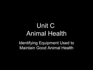 Maintain Good Animal Health | PPT | Pet Supplies | Pets