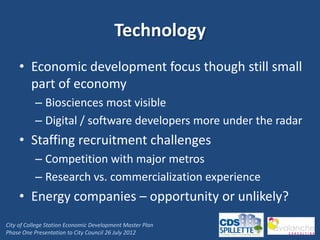 Economic Development Master Plan Phase I | PPT