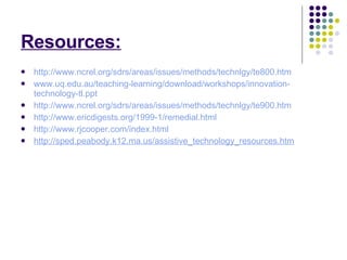 Remedial Resource | PPT | Free Download