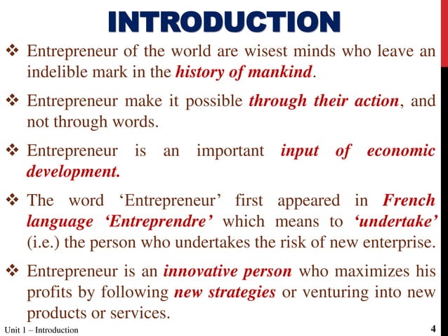Entrepreneurship Development - Introduction | PDF | Startups | Business
