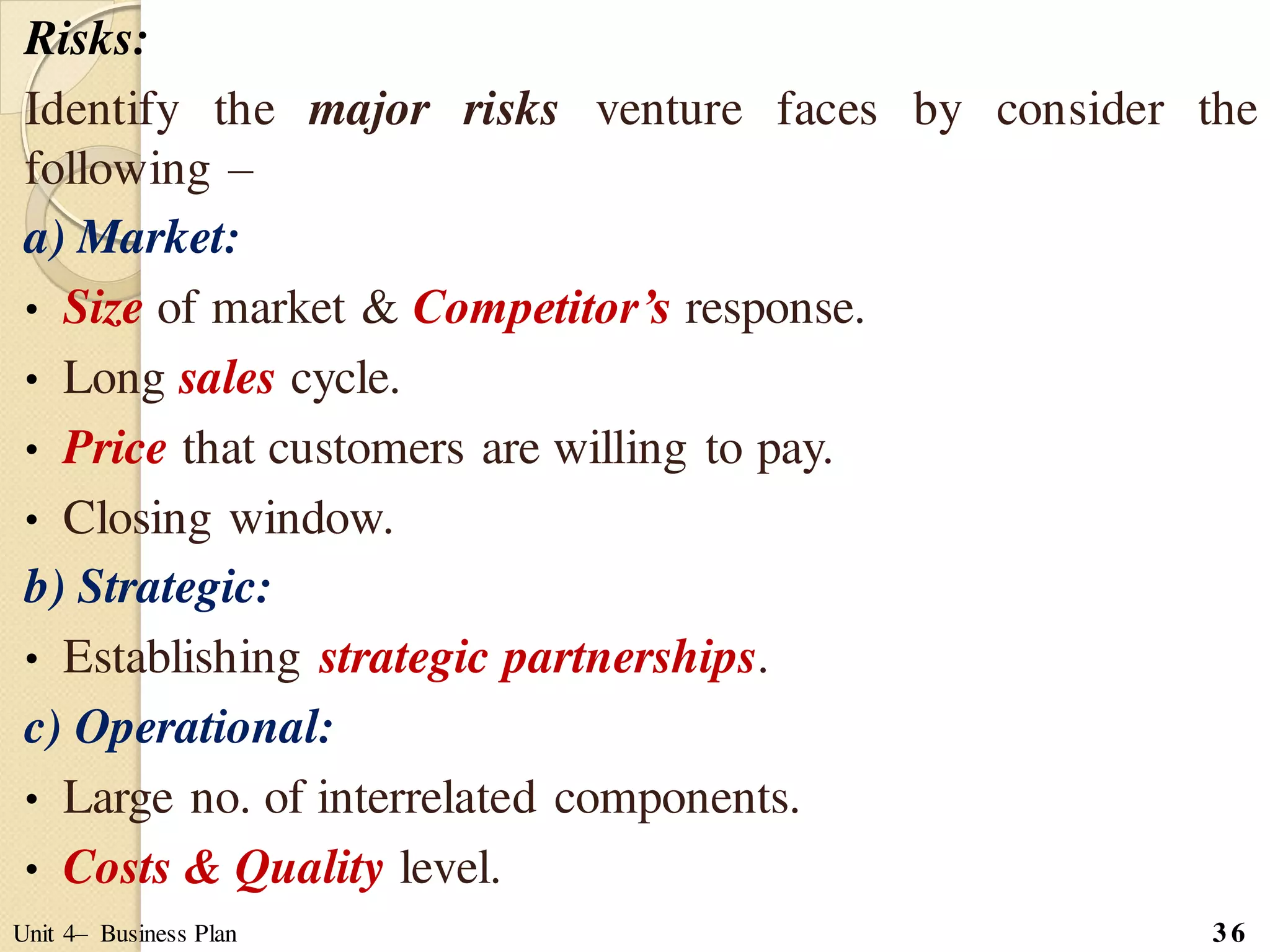 Entrepreneurship development - Business Plan | PDF