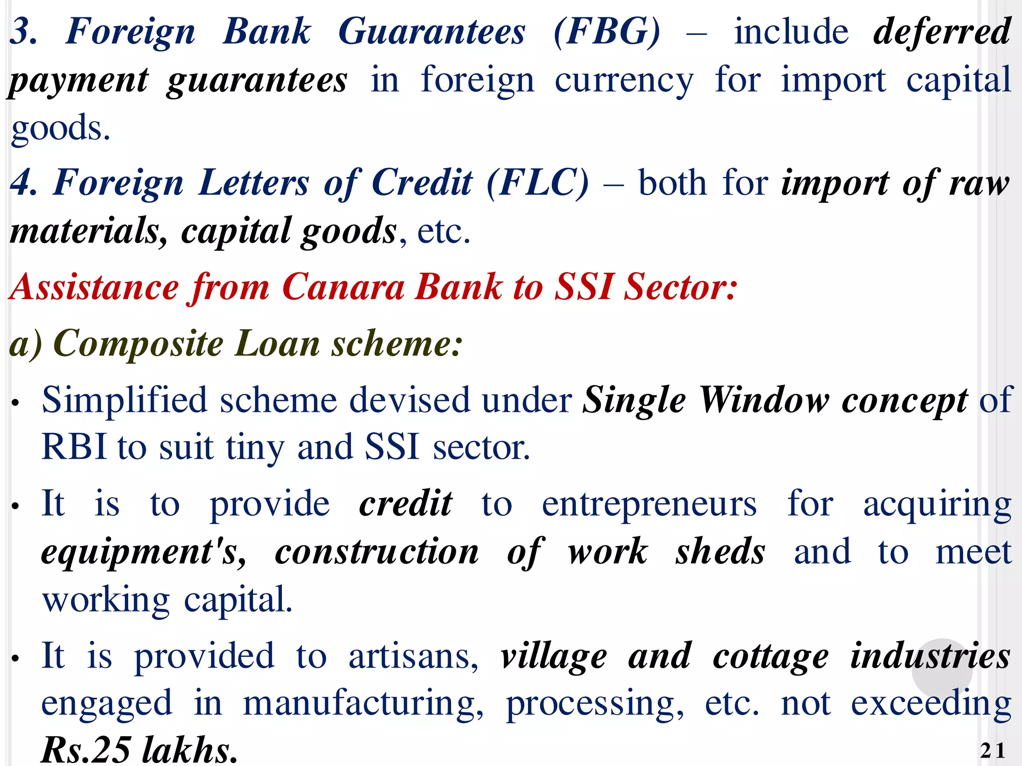 Entrepreneurship development - Institutional Assistance | PDF