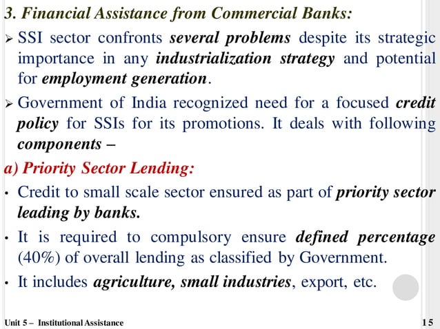 Entrepreneurship development - Institutional Assistance | PDF ...