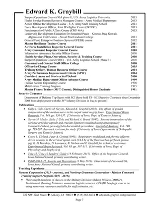 Edward K. Graybill extended resume 29 Jan 17 | PDF