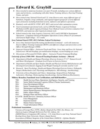 Edward K. Graybill extended resume 29 Jan 17 | PDF