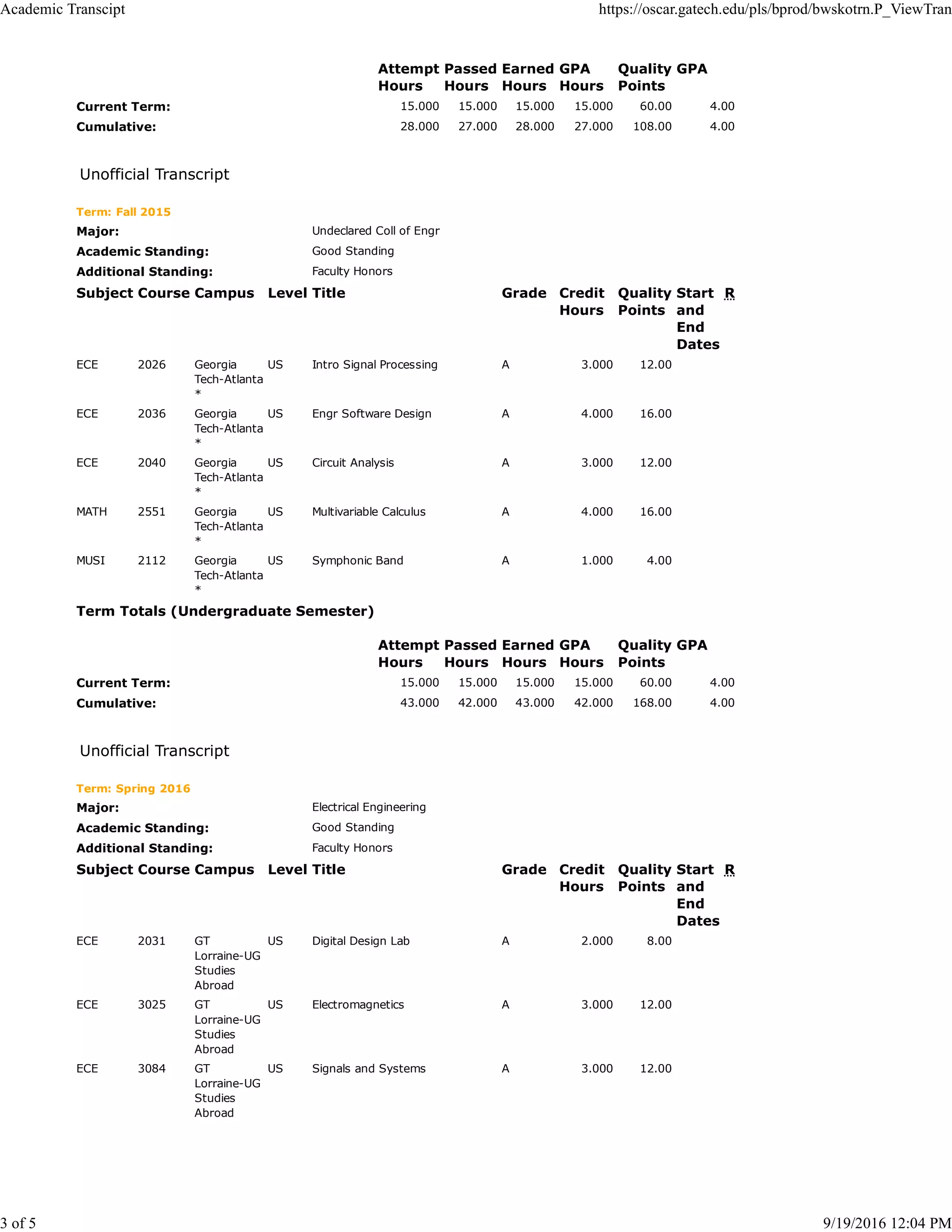 Yu_Michael_Fall_2016_Transcript | PDF