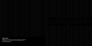 prestige-brochure | PDF | Audio Production | Content Production