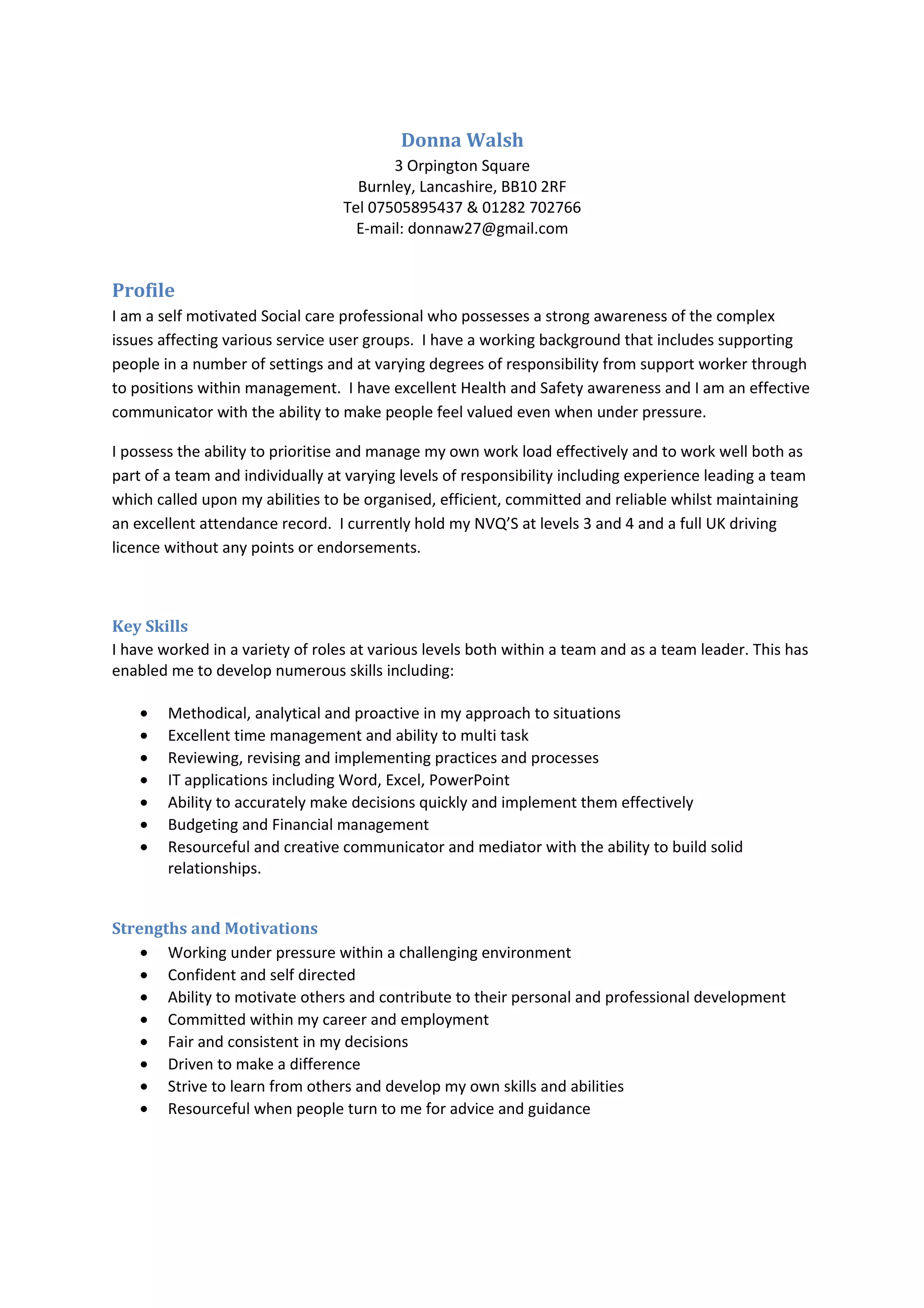 Curriculum Vitae | DOC